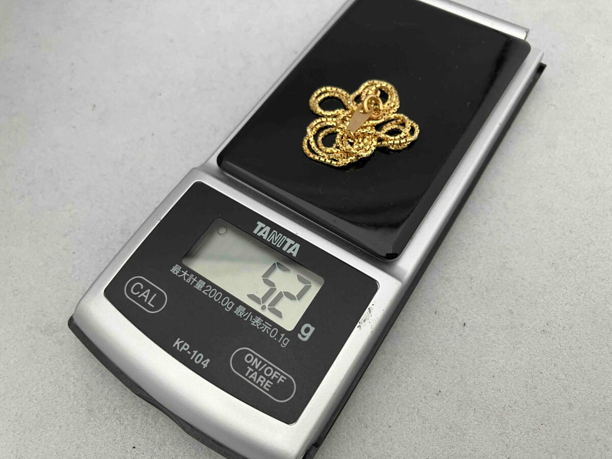Yahoo!オークション - K18 50㎝ 5.2g ベネチアンチェーン ネックレス ...