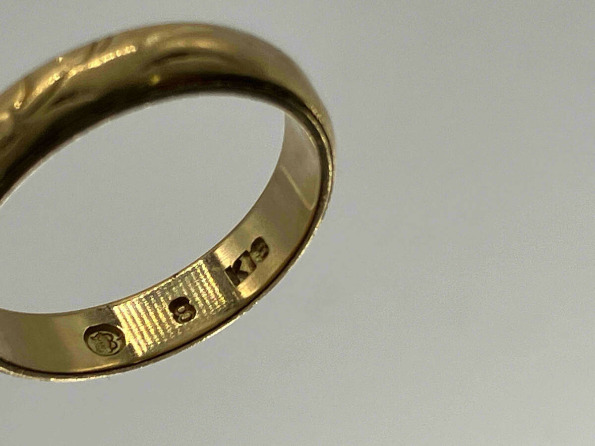 Yahoo!オークション - K18 リング #8 3.3g 貴金属