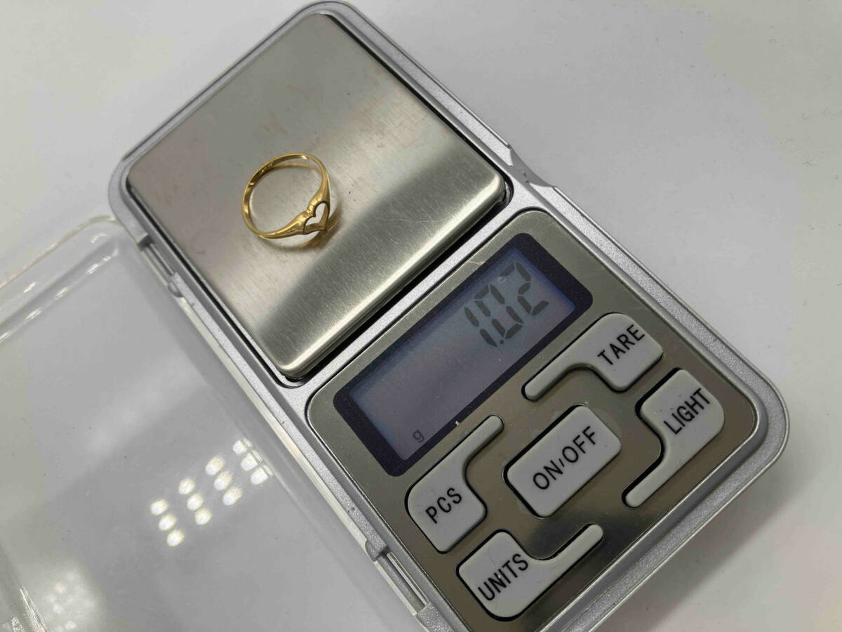 Yahoo!オークション - K18 #8 1.0g ハート 貴金属