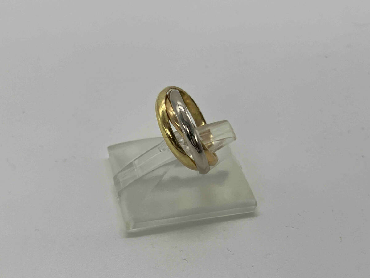 Yahoo!オークション - K18/Pt900 コンビ #7.5 4.6g 貴金属 3連