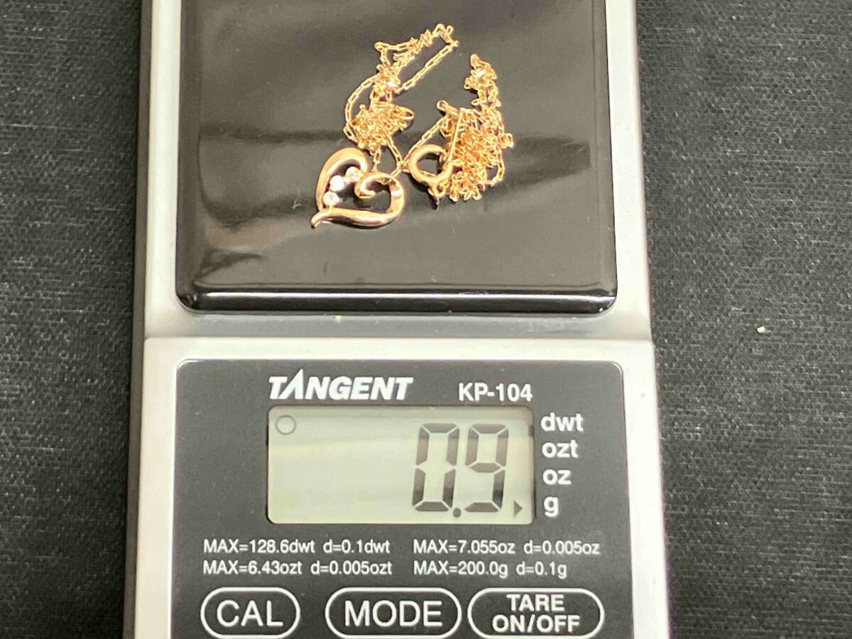 Yahoo!オークション - K10PG/K10 ピンクゴールド/ゴールド 43cm 総重量...