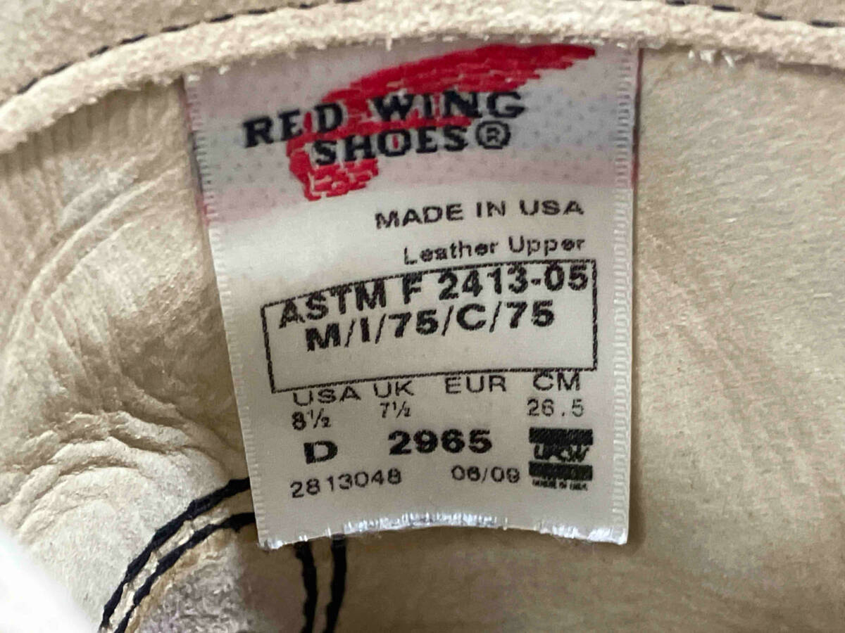 Yahoo!オークション - RED WING レッドウイング/2965 エンジニアブーツ...