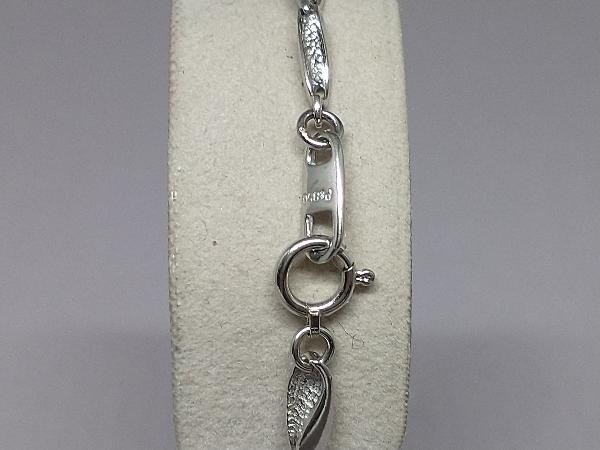 Yahoo!オークション - Pt850 プラチナ 総重量約5.3g 約17.5cm ブレスレ...