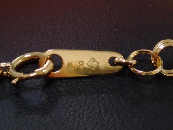 Yahoo!オークション - K18 切子デザイン ネックレス 39cm 7.6g 店舗受...