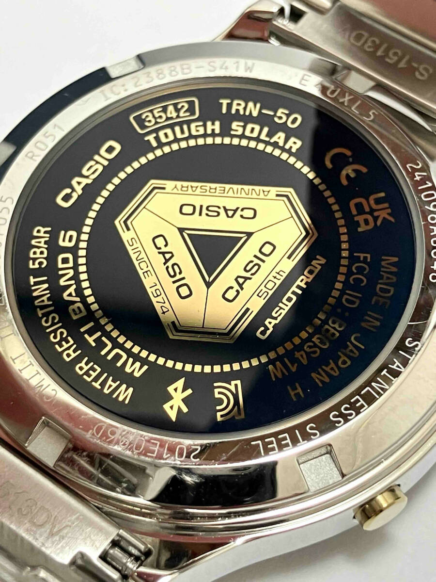 箱付き CASIO CASIOTRON TRN-50SS-2ADR 電波ソーラー カシオ50周年記念復刻限定モデル 店舗受取可(カシオ)｜売買されたオークション情報、yahooの商品情報を ...