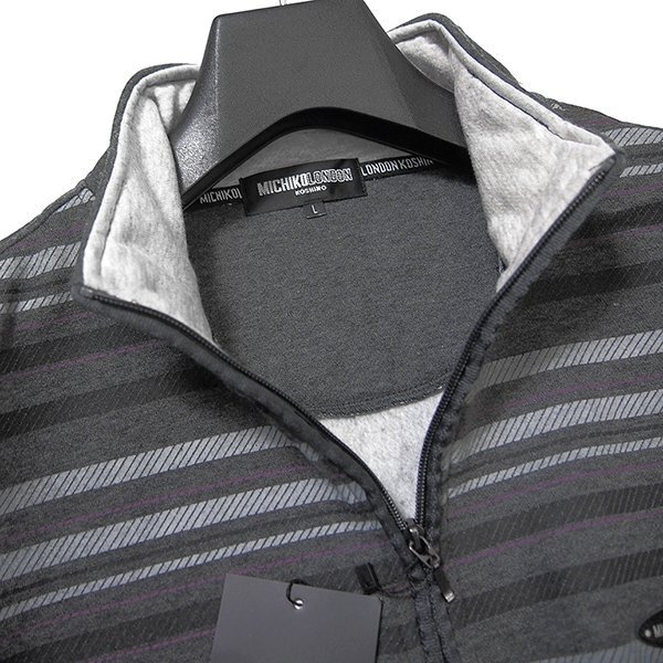 Yahoo!オークション - 新品 24AW ミチコロンドン 裏暖 フリース ボーダ...