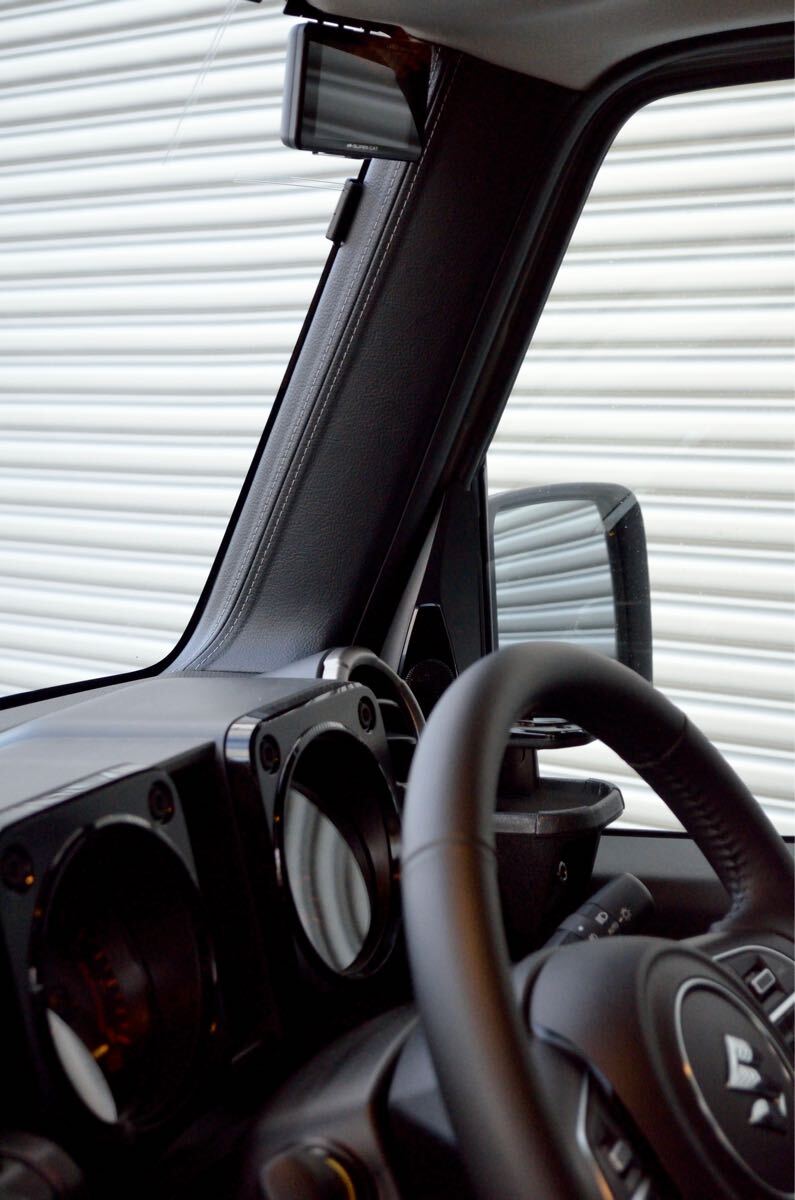 Yahoo!オークション - ジムニー JB64 JB74 A ピラーパネル Wステッチ...