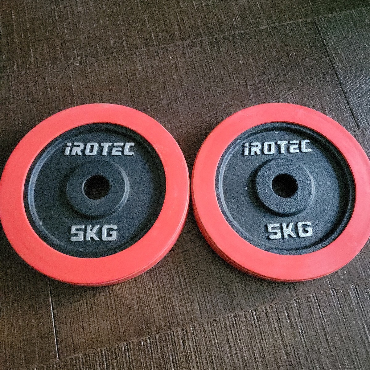 Yahoo!オークション - アイロテック ダンベル プレート5kg2枚セット