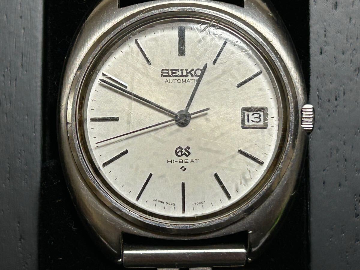 GS SEIKO グランド セイコー HI-BEAT 5645-7000 自動巻き 腕時計 ジャンク(グランドセイコー)｜売買されたオークション情報、yahooの商品情報をアーカイブ公開 ...