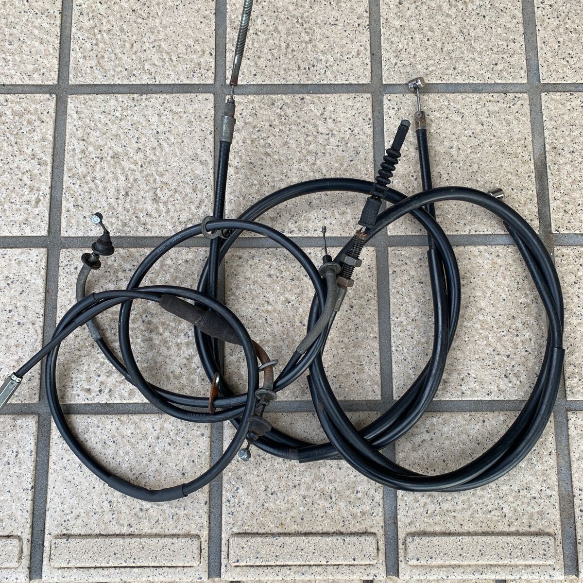 Yahoo!オークション - yb1four アクセルワイヤー クラッチワイヤー フ...