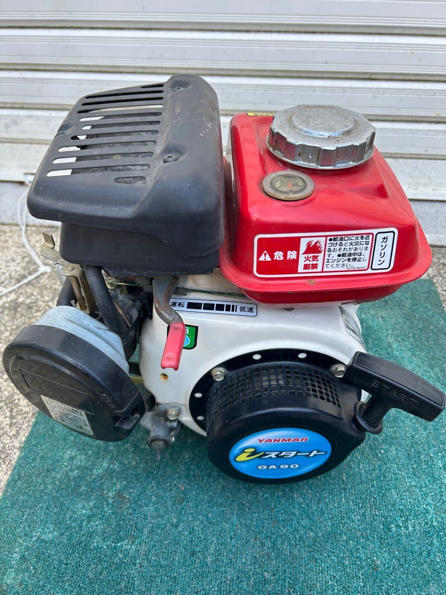 Yahoo!オークション - ヤンマー GA90 ガソリンエンジン最大3馬力 動作...