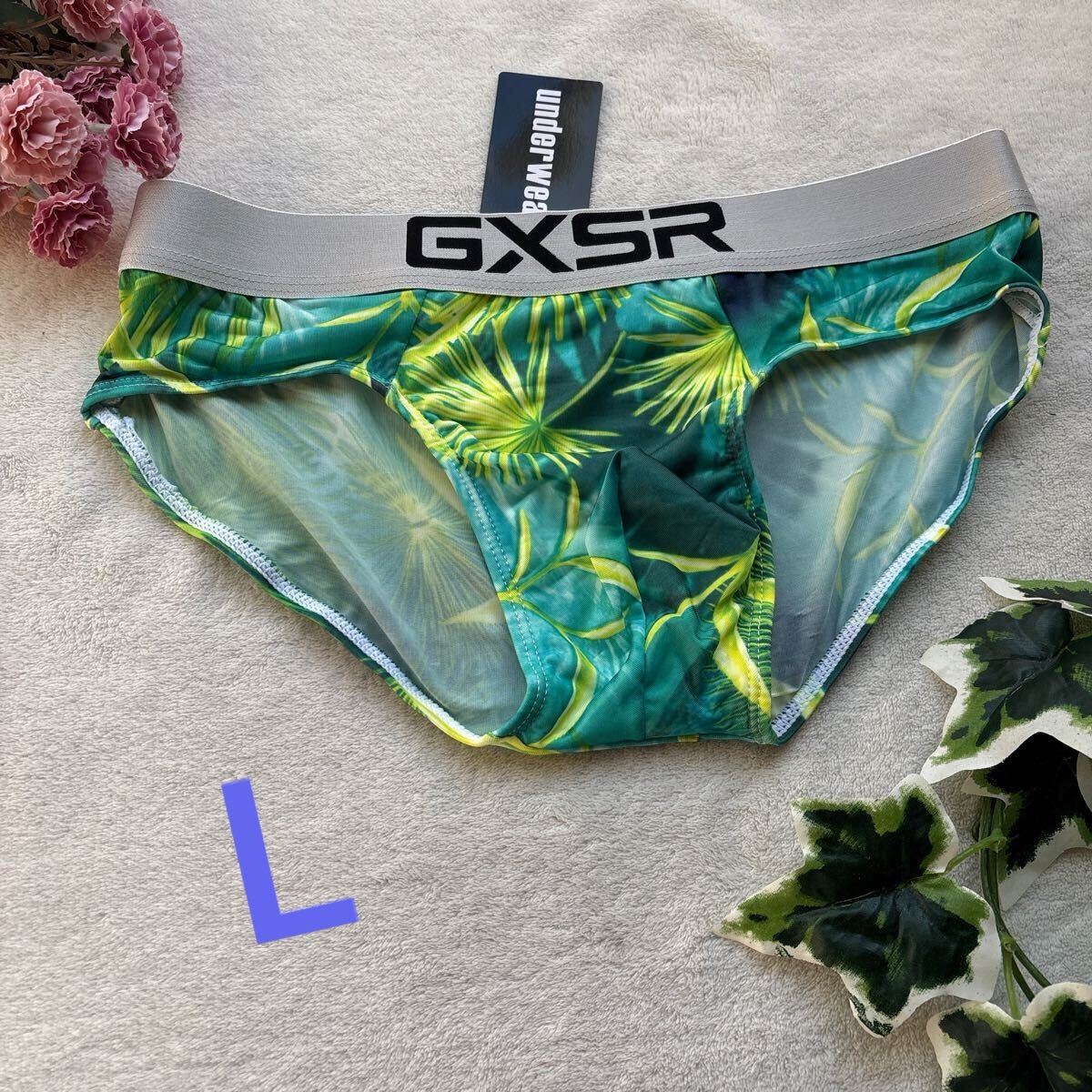 Yahoo!オークション - 新品 メンズ Lサイズ GXSR 触り心地超いい グリ...