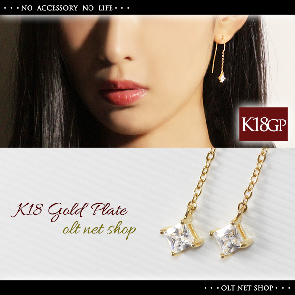 Yahoo!オークション - 550円スタート/新品/ピアス/K18GP/フック/レディ...