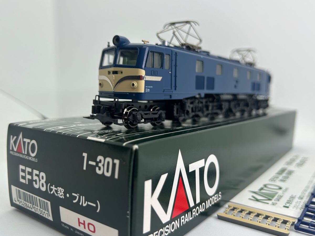 Yahoo!オークション - KATO 1-301 HOゲージ EF 58 (大窓・ブルー) 電気...