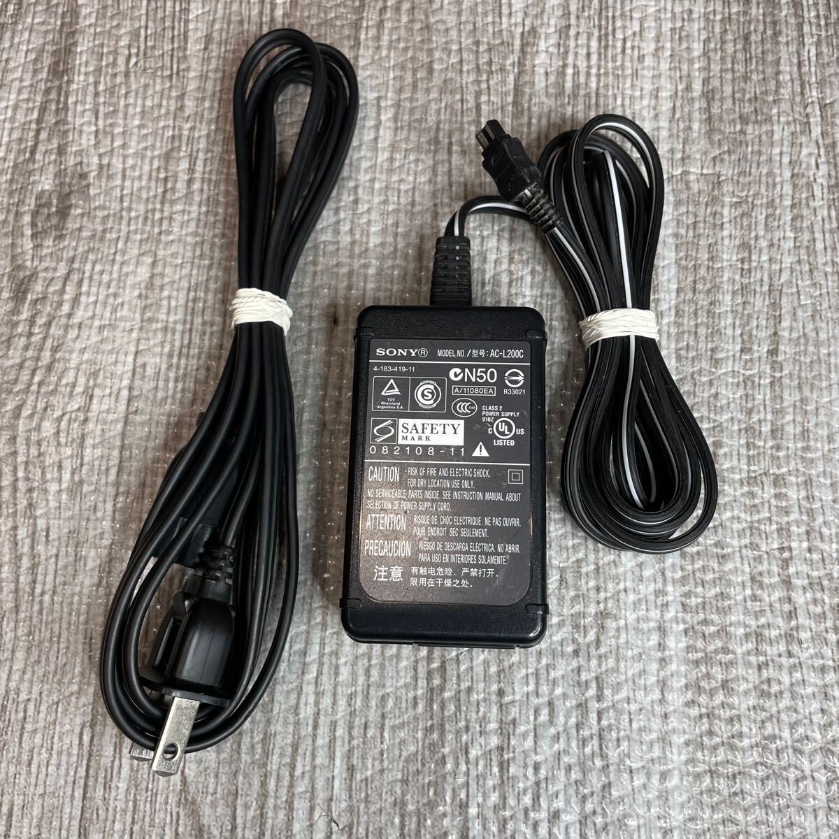 Yahoo!オークション - SONY ソニー ACアダプター AC-L200C ハンディカ...