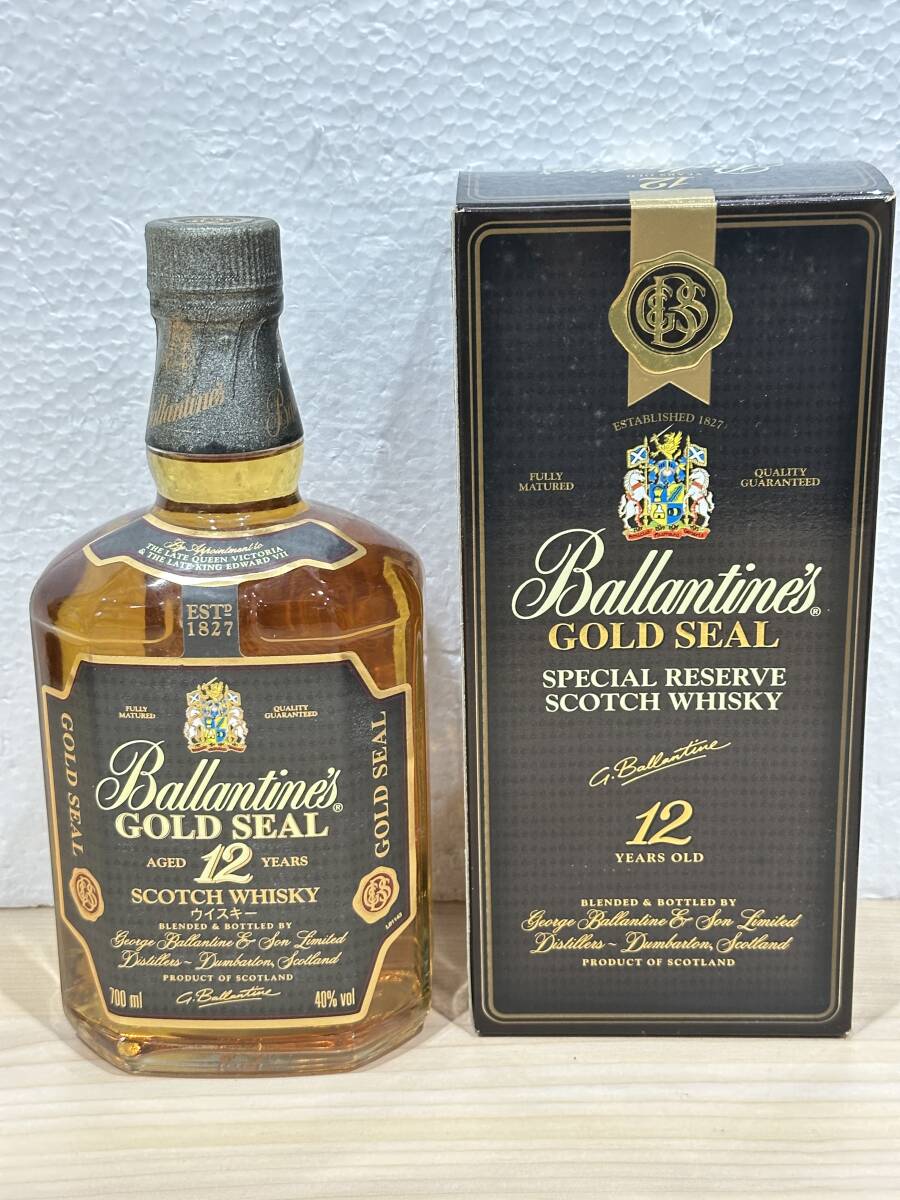 Yahoo!オークション - 7499] 未開栓 Ballantine's バランタイン 12年 ...