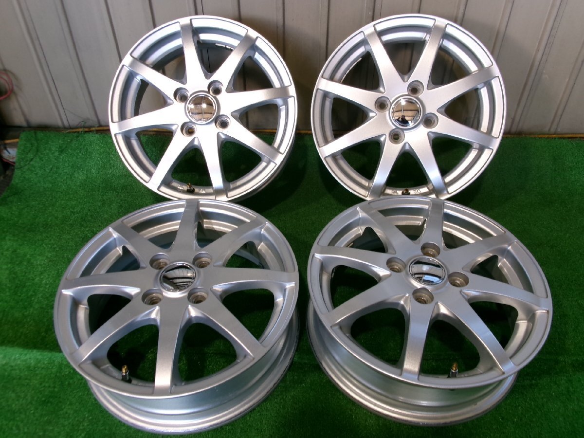 Yahoo!オークション - 社外14インチアルミホイール 14X4.5J+45 4H PCD1...