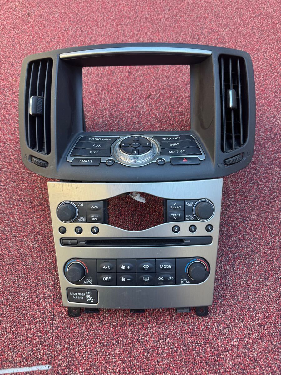 V36スカイライン 北米仕様 infinit i G35G37 お オーディオ Naviエアコンスイッチパネル 品(日産用)｜売買されたオークション情報、yahooの商品情報をアーカイブ公開 ...