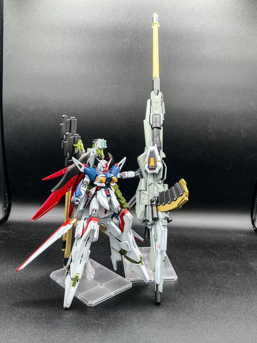 HG デスティニーガンダム ゼウスシルエット 塗装完成品 ガンプラ HG デスティニーガンダム ゼウスシルエット 塗装完成品 ガンプラ