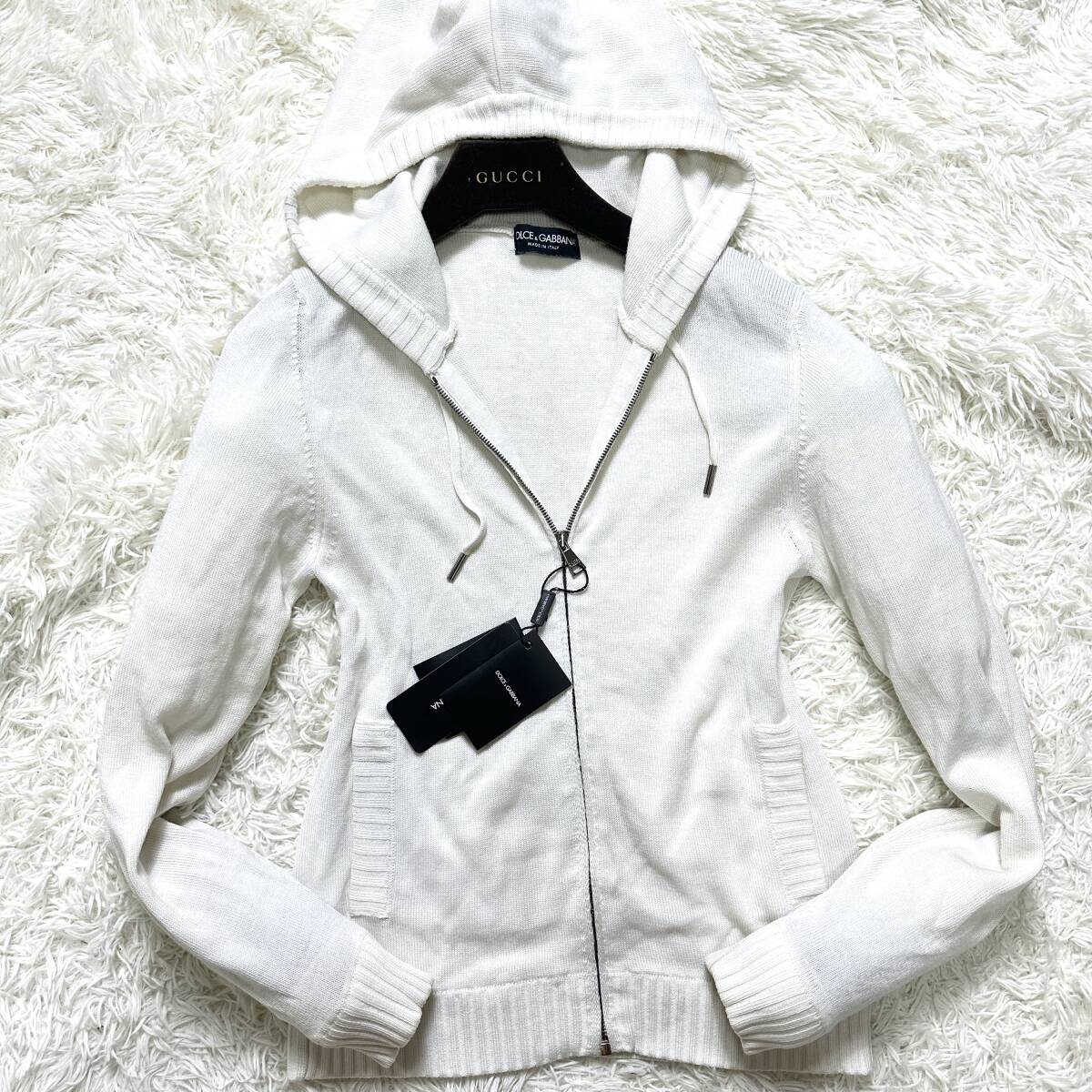 Yahoo!オークション - 頂点美品GACKT着DOLCE&GABBANAリブニットパーカ...