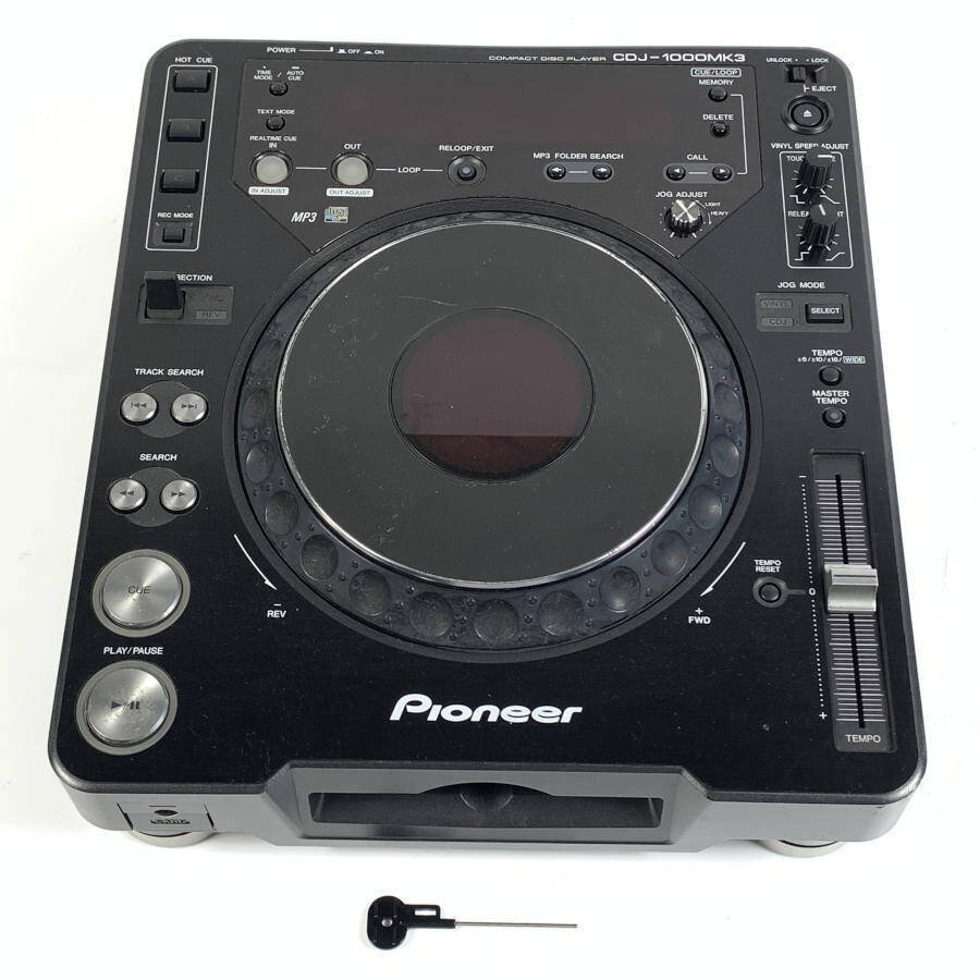 PIONEER パイオニア CDJ-1000MK3 CDJ DJ機器 ディスプレイ表示画像あり イジェクトピン付き 簡易検査品(CDJ)｜売買されたオークション情報、yahooの商品情報を ...