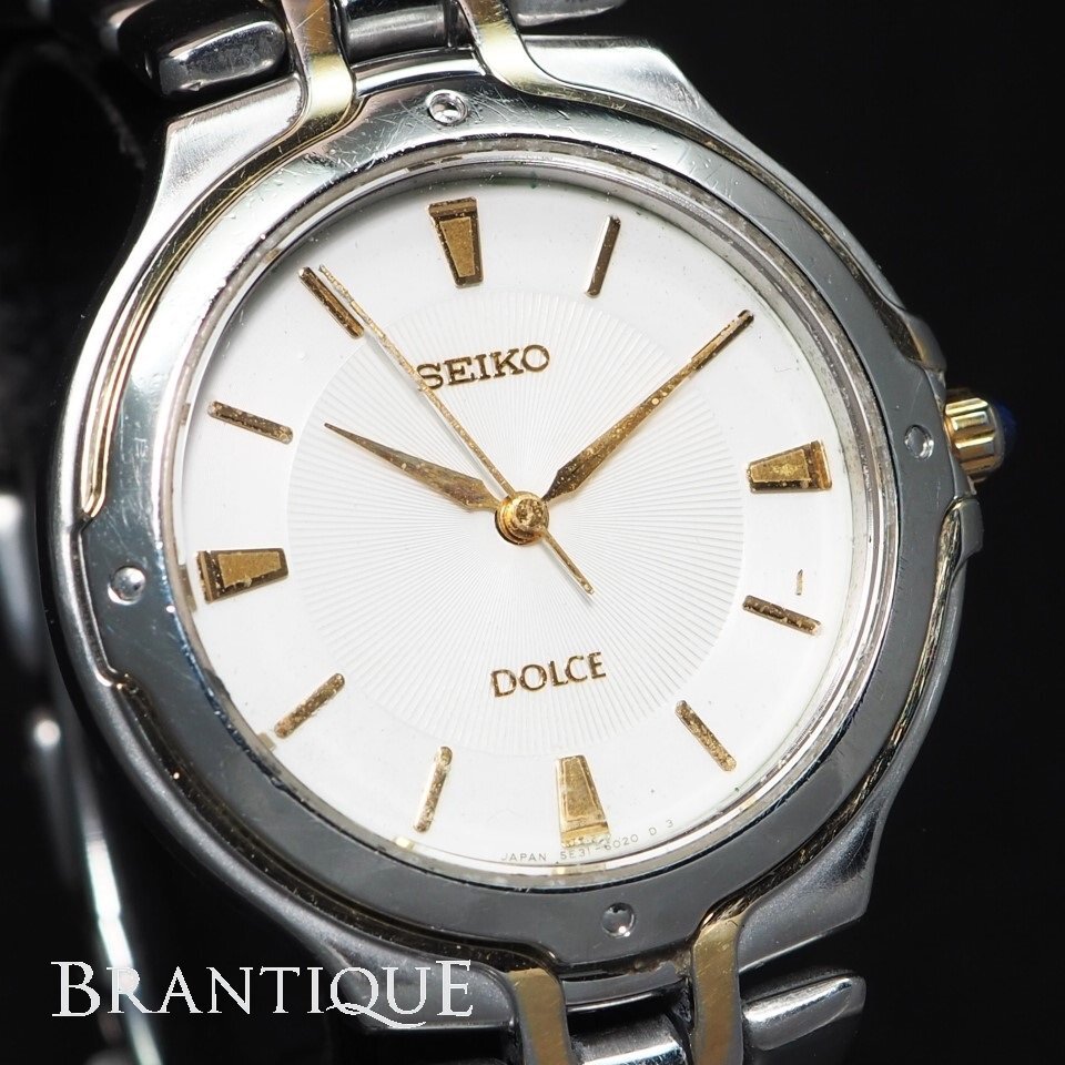 1円~ SEIKO セイコー DOLCE ドルチェ GP/SS QZ 5E31-6010 ホワイト 文字盤 品 稼働 メンズ 腕時計 25524(ドルチェ)｜売買されたオークション情報 ...