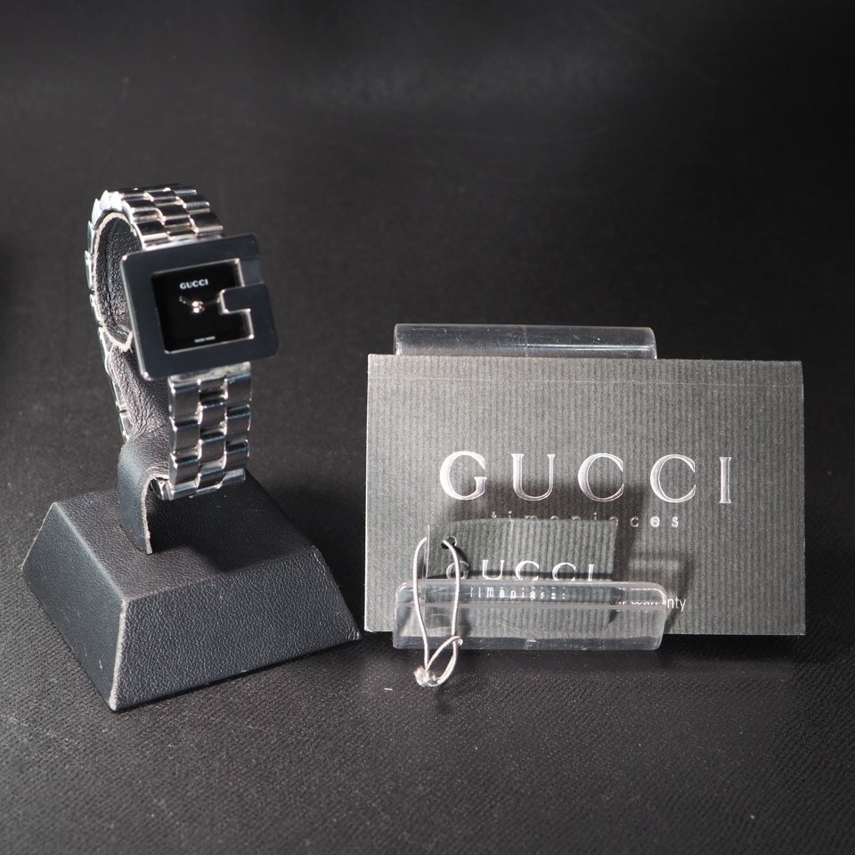 Yahoo!オークション - 1円～ GUCCI グッチ 3800L SS QZ Gフレーム シ...