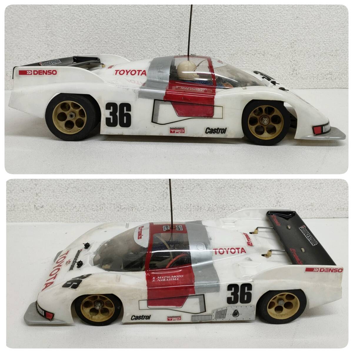 Yahoo!オークション - TAMIYA タミヤ トヨタ トムス84C ラジコン TOYOT...