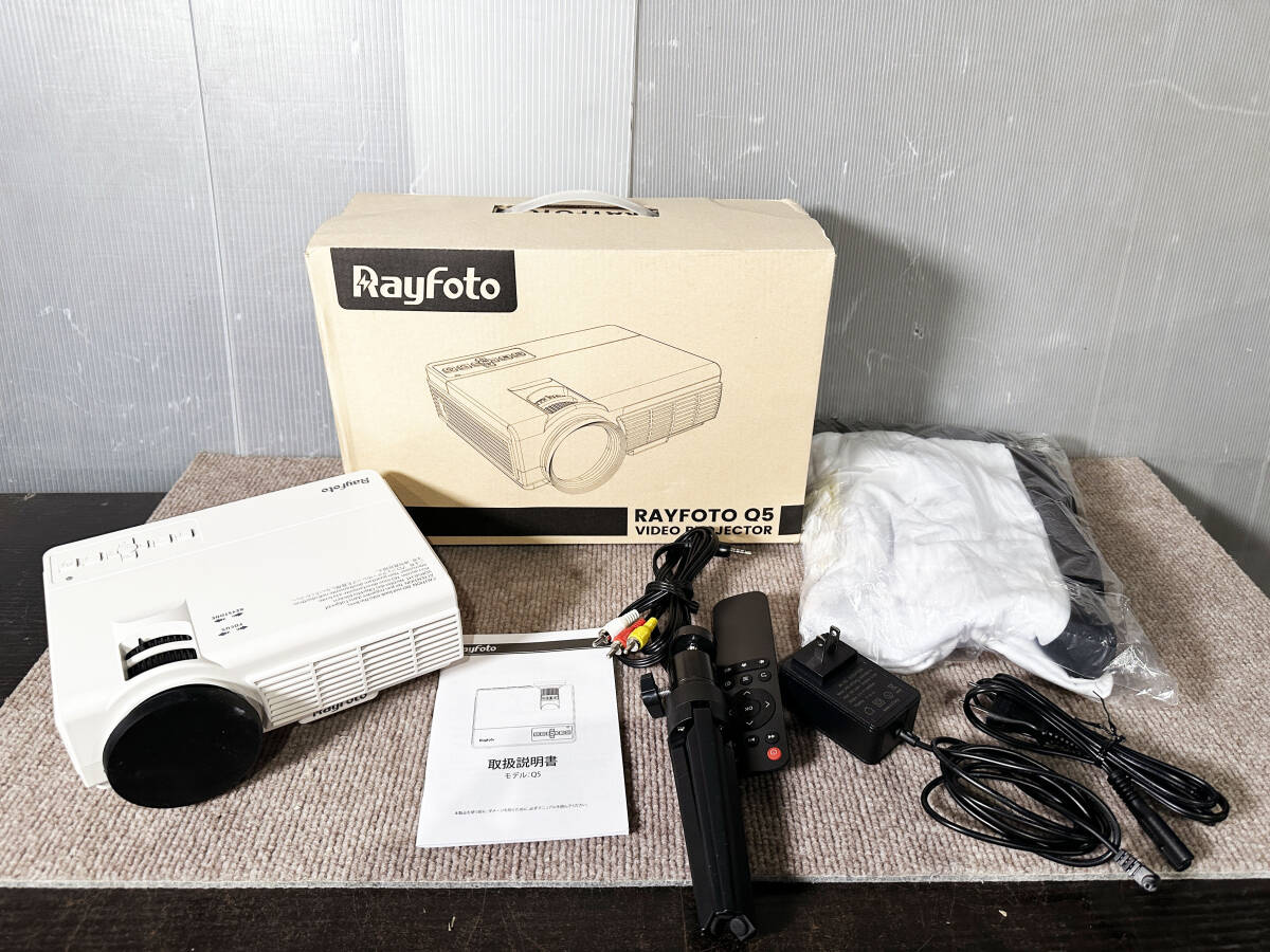 Yahoo!オークション - 中古 Rayfoto Q5 プロジェクター Wi-Fi リモコン...