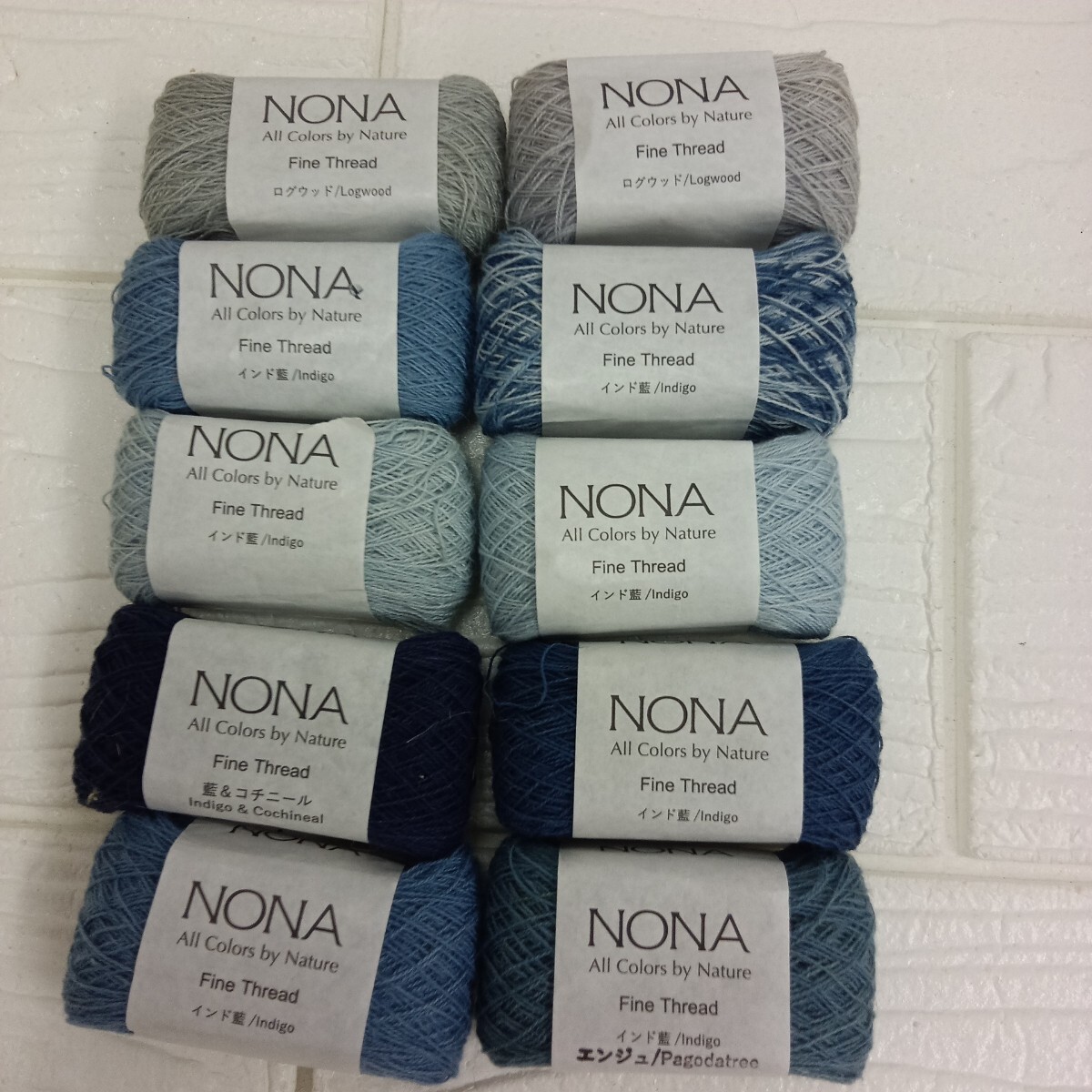 Yahoo!オークション - 100円～n1手芸材料 細糸・コットン糸【NONA】10...