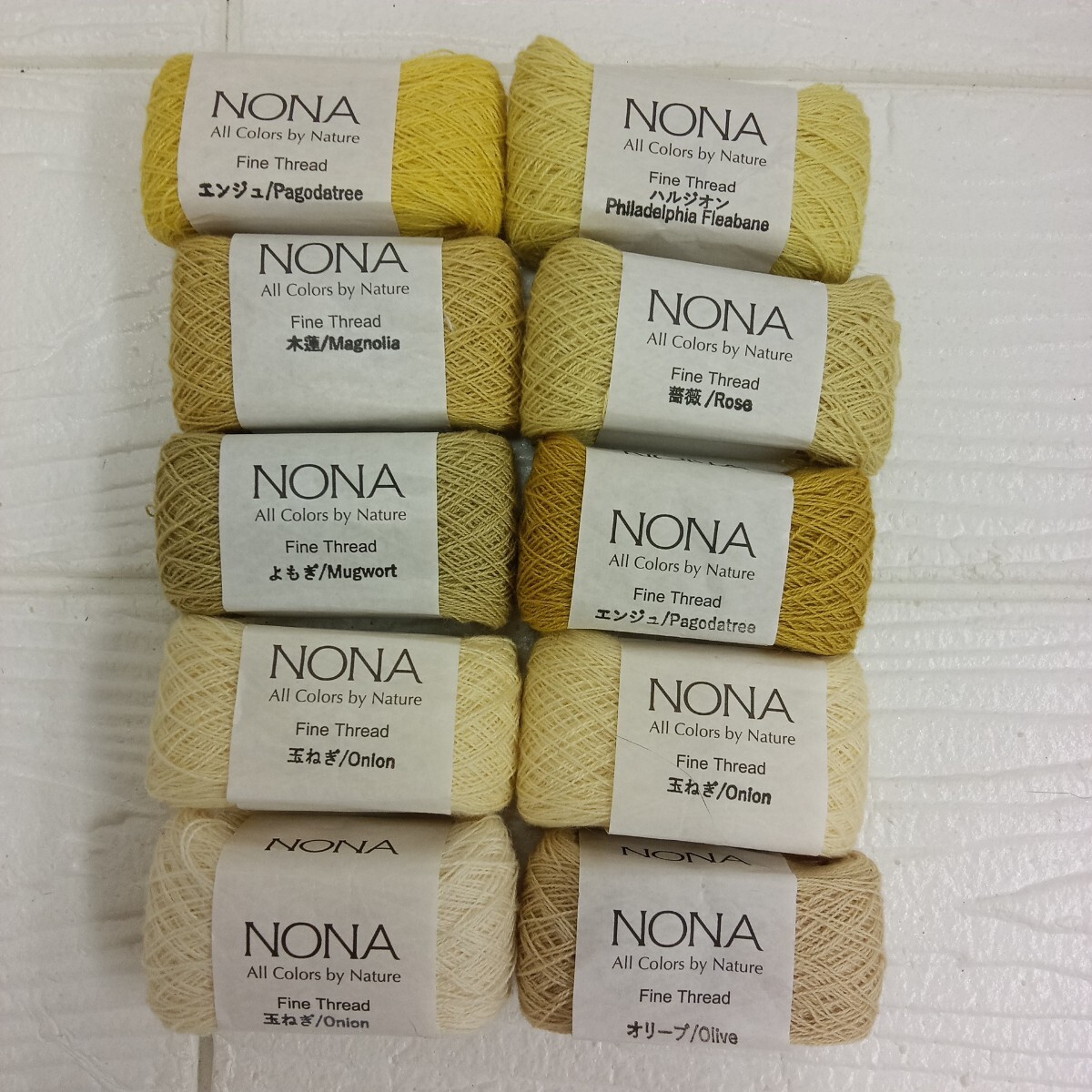 Yahoo!オークション - 100円～ n4 手芸材料 細糸・コットン糸【NONA】1...