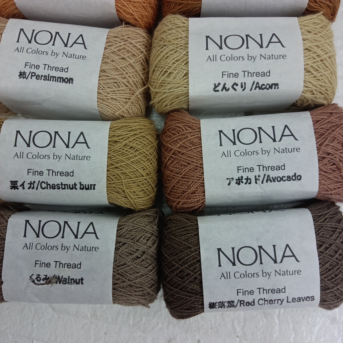 Yahoo!オークション - 100円～ 1 手芸材料 細糸・コットン糸【NONA】10...