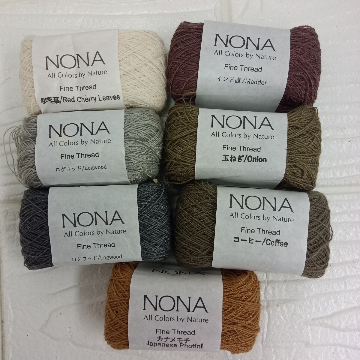 Yahoo!オークション - 100円～ 3 手芸材料 細糸・コットン糸【NONA】7...