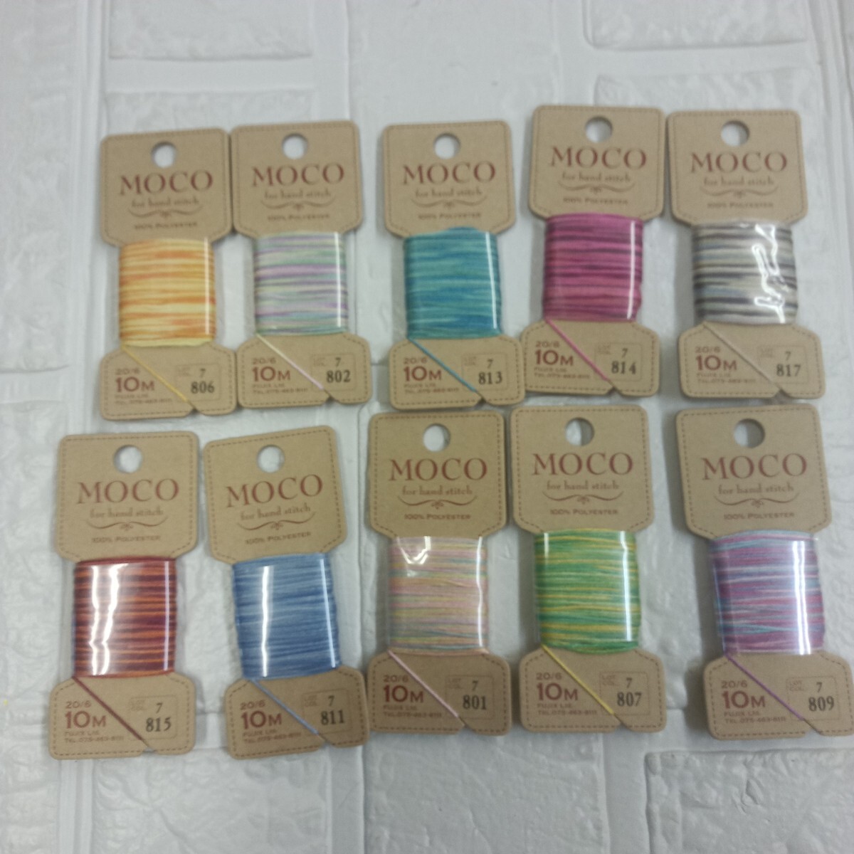 Yahoo!オークション - 100円〜 糸 手芸材料 MOCO・10セット