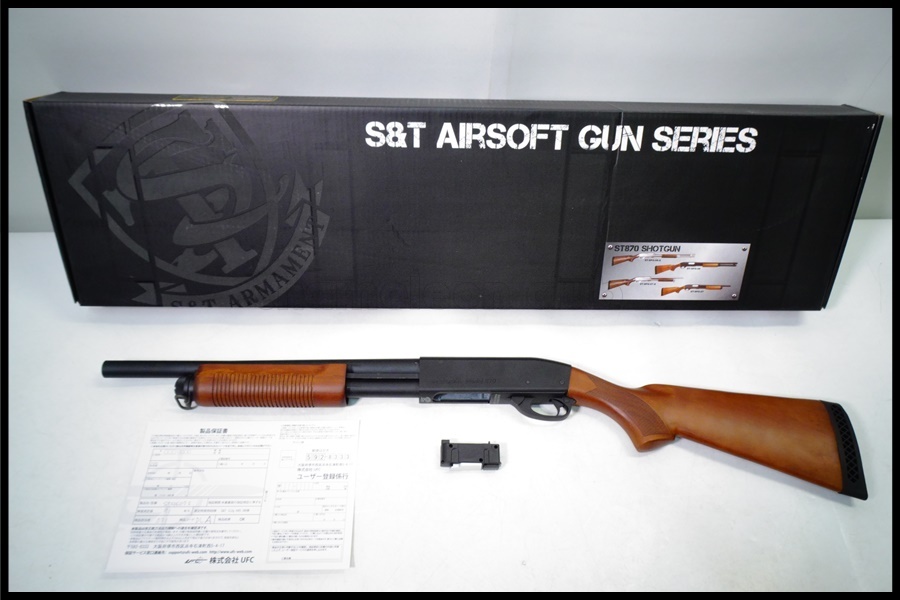 東京 S&T ST870 ミディアム エアーコッキングショットガン リアルウッド STSPG07S(エアガン)｜売買されたオークション情報、yahooの商品情報をアーカイブ公開 ...