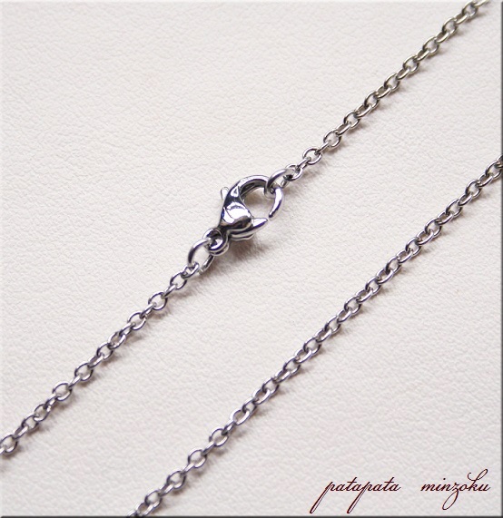 Yahoo!オークション - サージカル ステンレスチェーン 1.6mm 50cm SUS3...