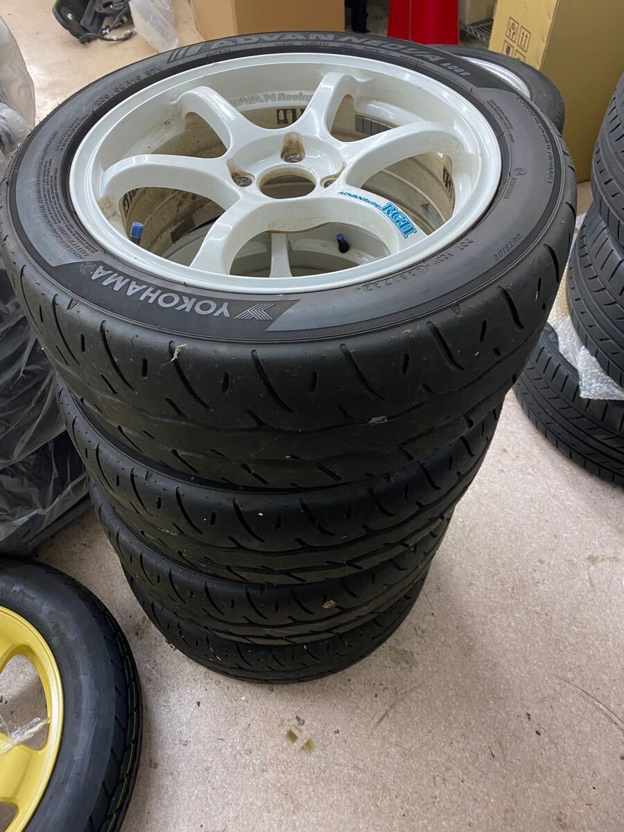 日本代購代標第一品牌【樂淘letao】－K12 ADVAN Racing RG-2 16inch 7.0J +48 100 4H AD09 205/50R16 2022年 バリ山 アドバンレーシング