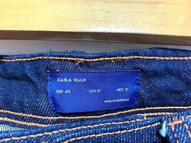 Yahoo!オークション - 美品 ZARA MAN リジット ストレッチスキニーデ...