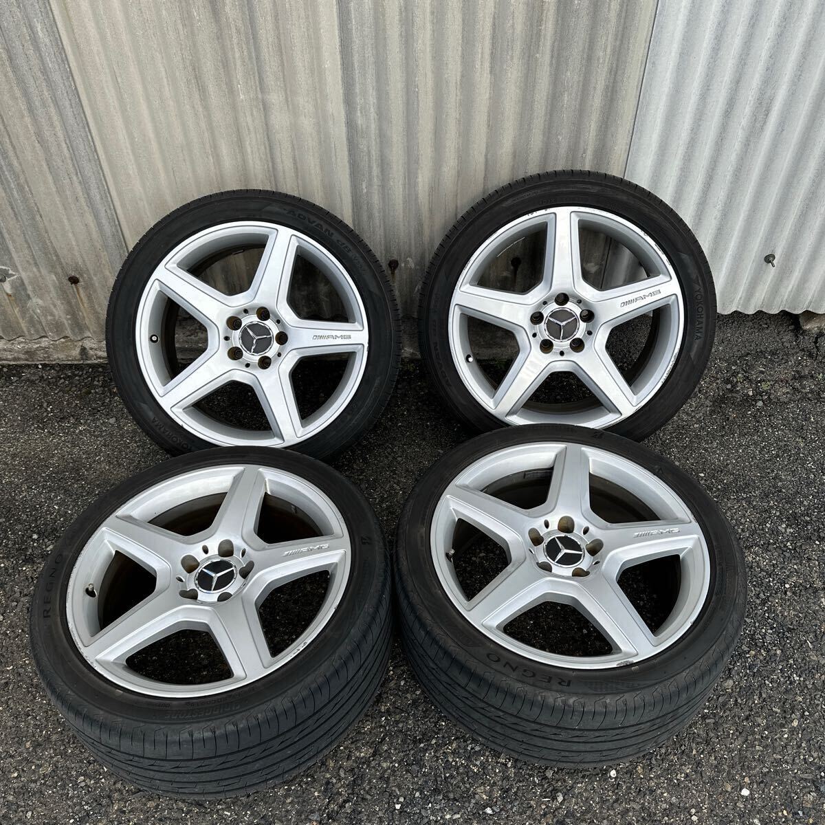 W211 E-Class アバンギャルドS AMGスタイリング 純正ホイール タイヤ付き(ラジアルタイヤ)｜売買されたオークション情報、yahooの商品情報をアーカイブ公開 - オークファン ...