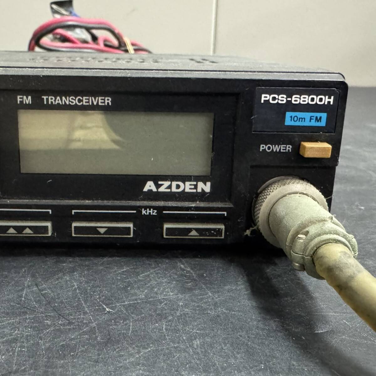 Yahoo!オークション - 24品/A008808-3/B011-105/KH4000 無線機 AZDEN 1...