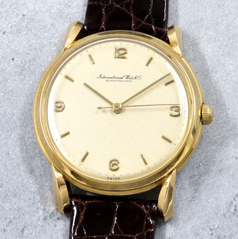 Yahoo!オークション - 1円〜/可動品【IWC】18KYG 18金無垢 cal.89 手巻...