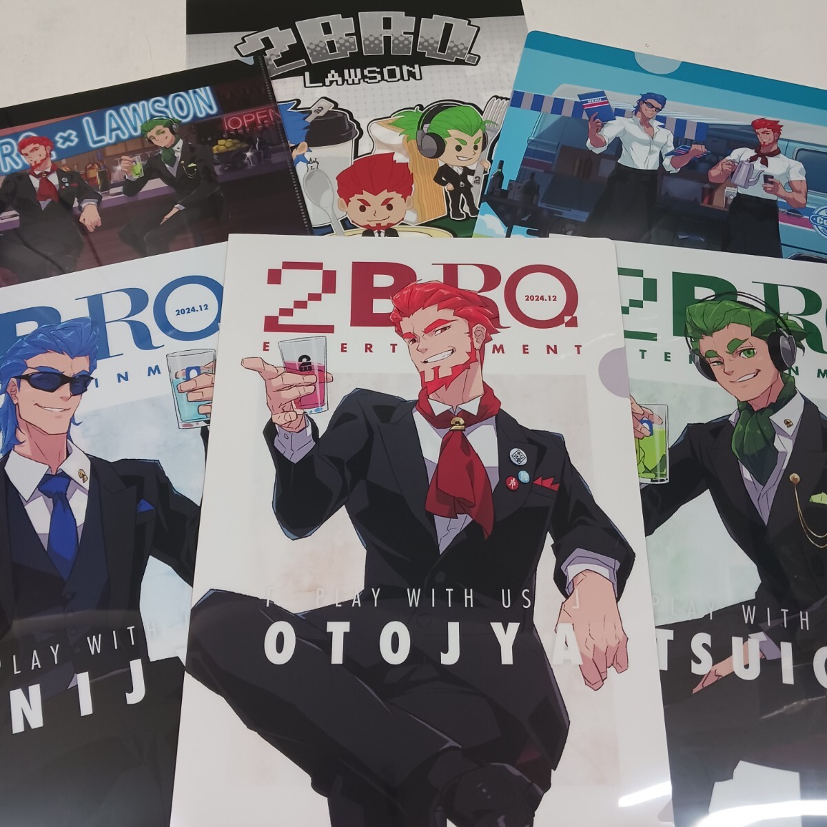 Yahoo!オークション - 兄者弟者 2BRO. クリアファイル ローソン 全6種...