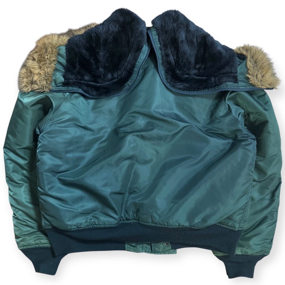 雰囲気系 ALPHA INDUSTRIES エコファーモデル N-2B 短丈 雰囲気系 ALPHA INDUSTRIES エコファーモデル N-2B 短丈