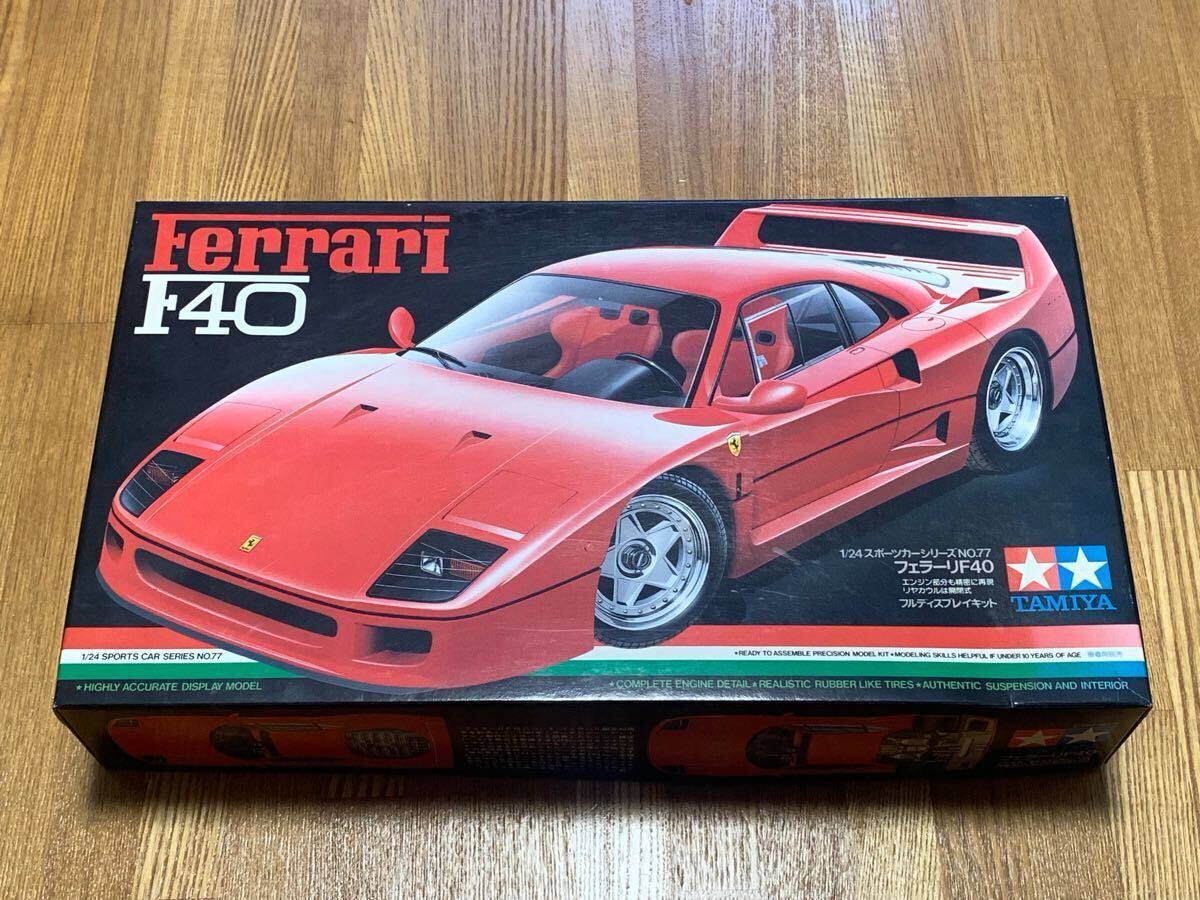 Yahoo!オークション - 1/24 タミヤ フェラーリ F40 未開封 未組立品 TA...
