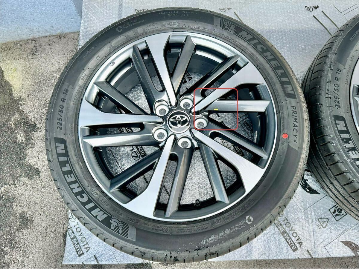 Yahoo!オークション - S-3888【美品】カローラクロス 純正 アルミホイ...