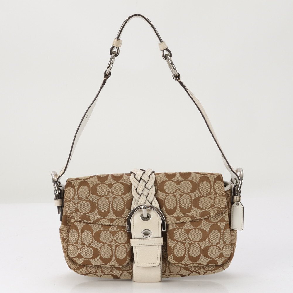 Yahoo!オークション - 1円 美品 コーチ シグネチャー ソーホー 6314 レ...