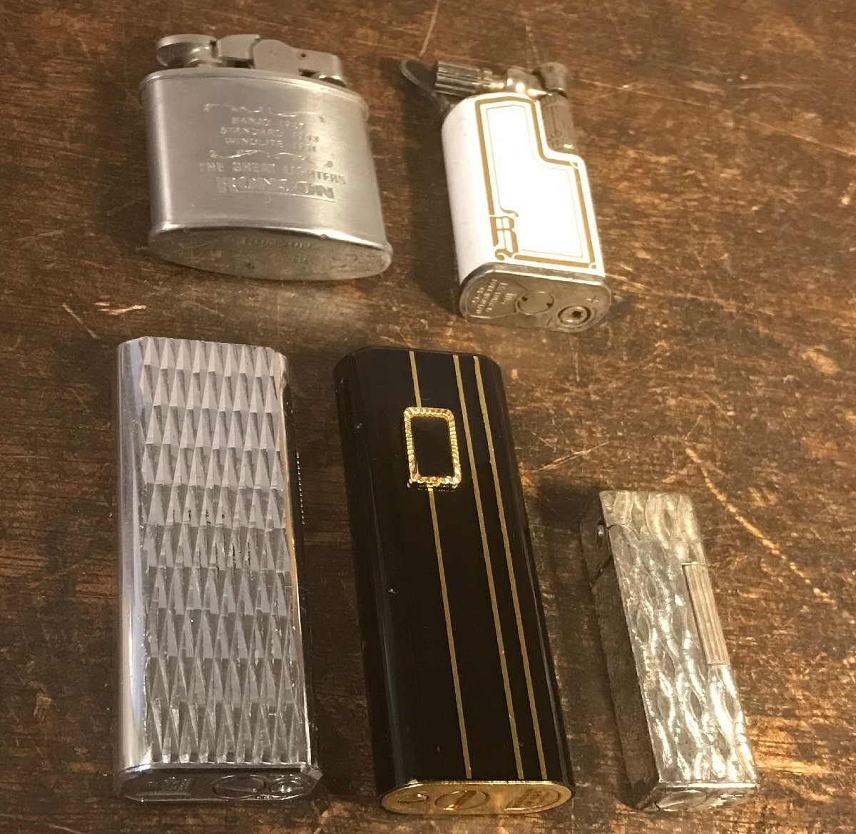 Yahoo!オークション - SS-6789 送料込 ガスライター RONSON Hadson PEN...