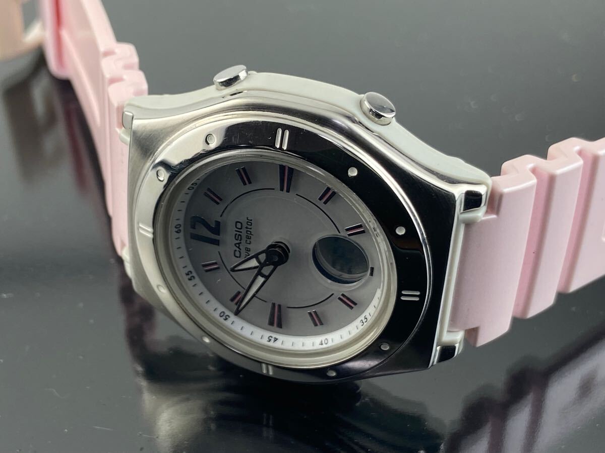 Yahoo!オークション - [A1444]1円～ レディースソーラー電波時計 カシ...