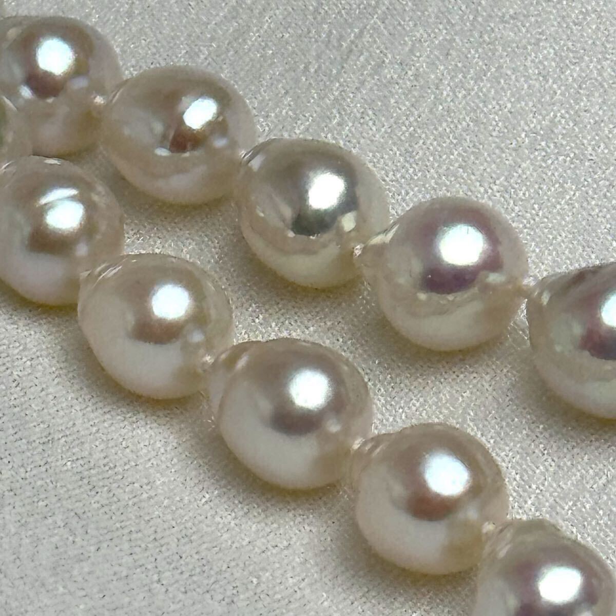 Yahoo!オークション - 綺麗 天然無調色南洋真珠ネックレス8mm 艷やか本...