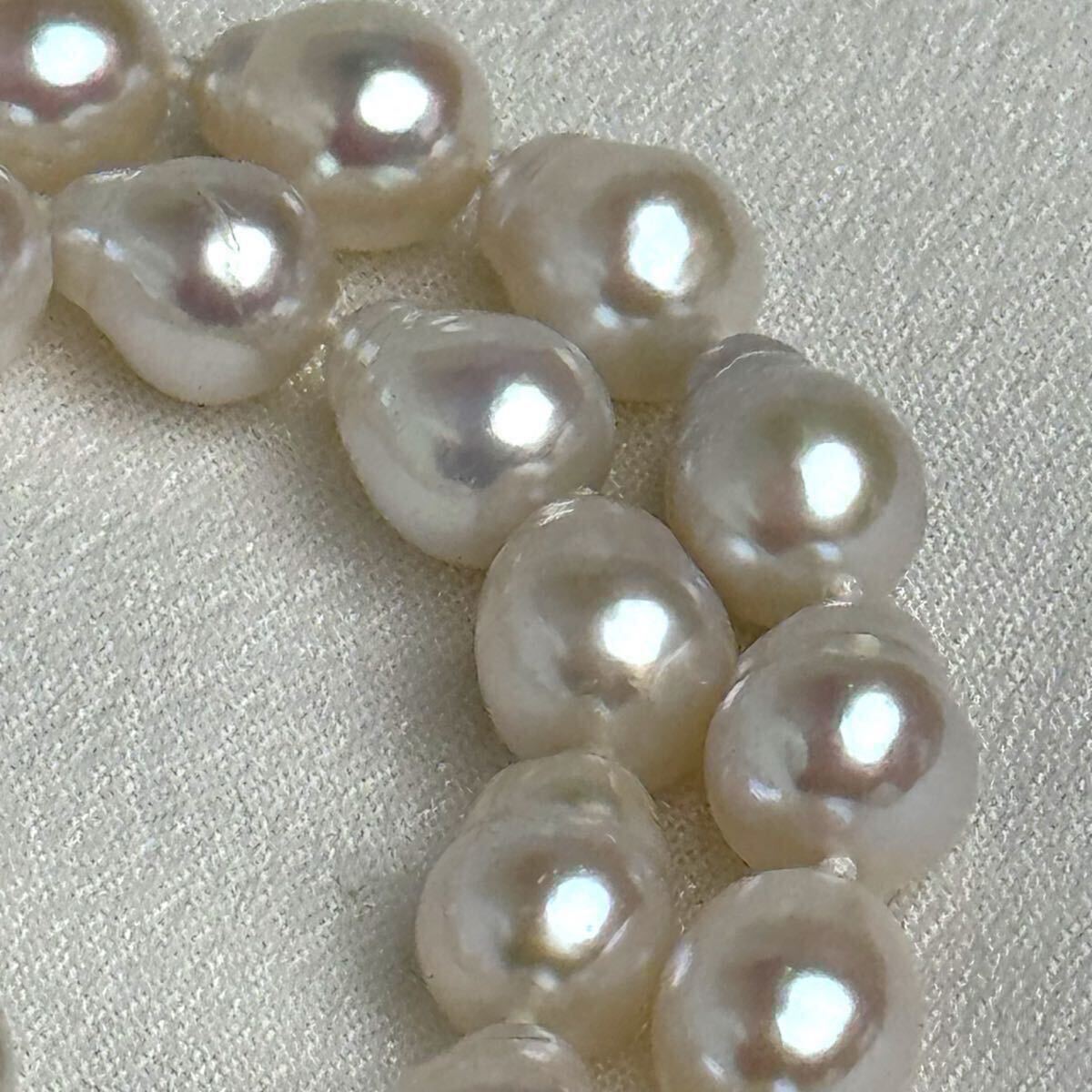 Yahoo!オークション - 綺麗 天然無調色南洋真珠ネックレス8mm 艷やか本...